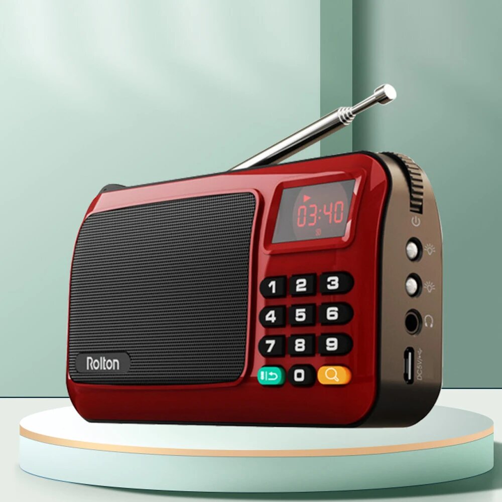 Elistooop Rolton W405 Портативное FM-радио Blue
