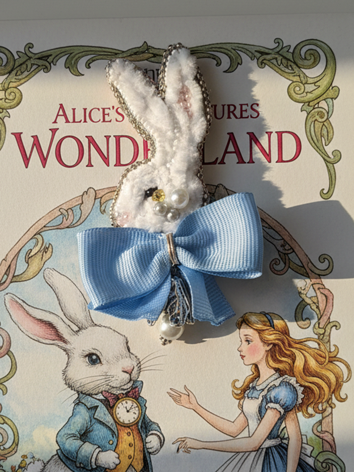 Брошь, стразы, бисер, кристалл