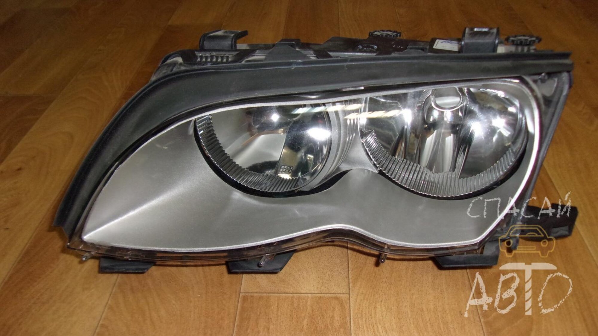 Фара BMW 3 Series E46 63127165787, передняя, левая, галогеновая, прозрачная