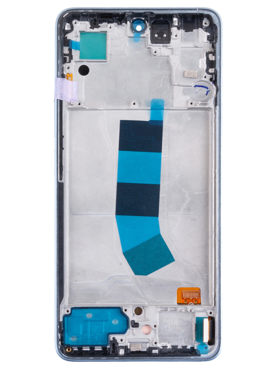 Дисплей для Xiaomi 23124RA7EO модуль с рамкой и тачскрином (синий) (OLED)