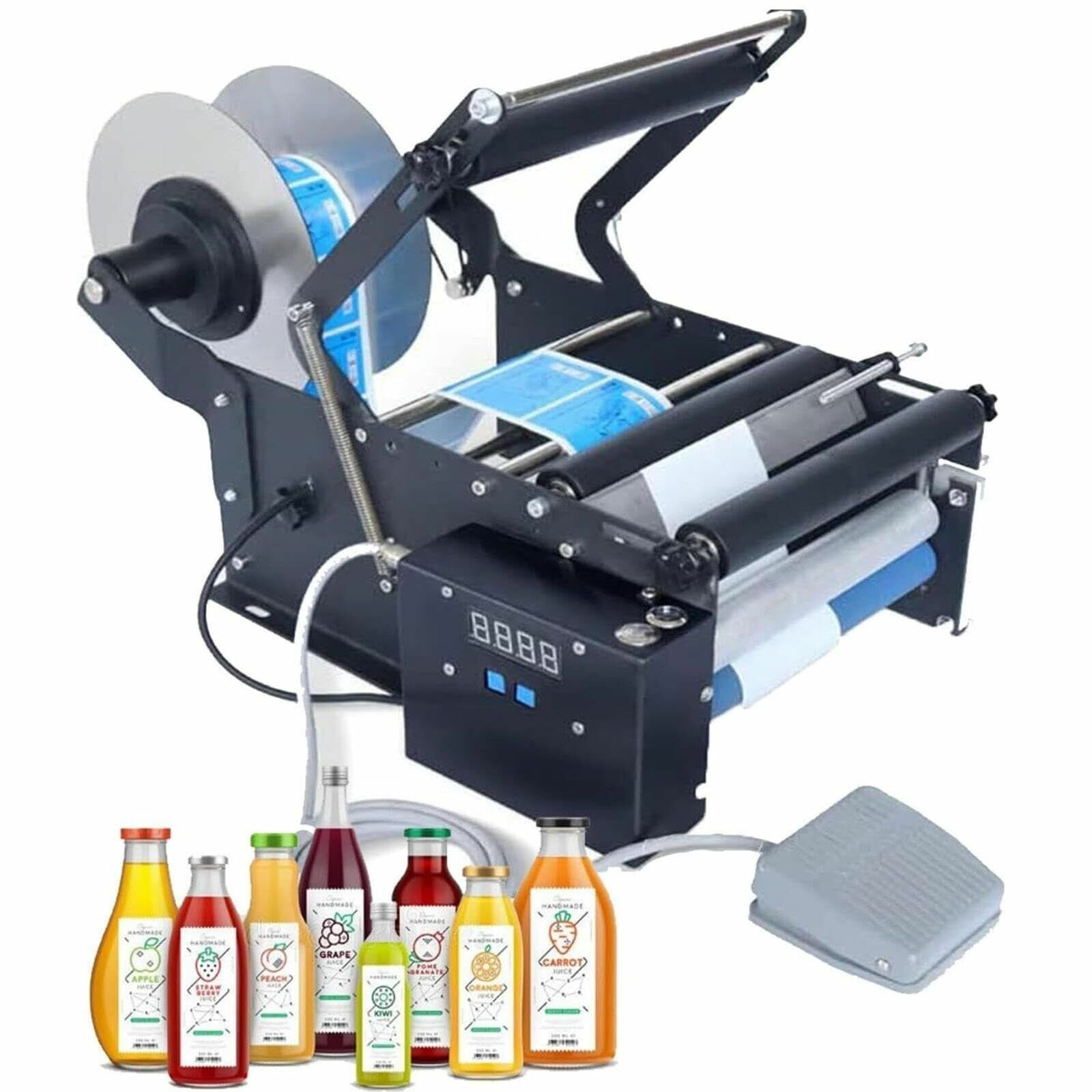 Электрическая Этикетировочная Машина Для Круглых Бутылок 15-100m