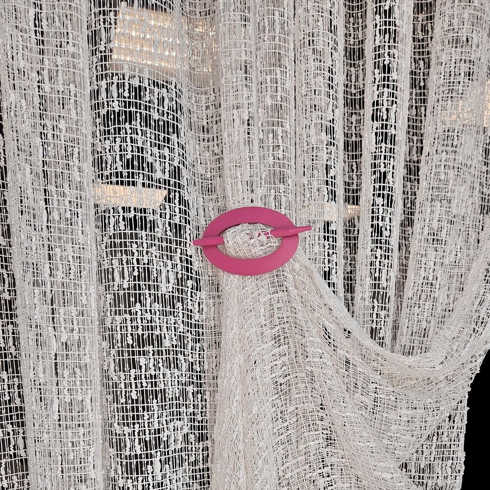 Маленькая заколка 12 шт для штор деревянная