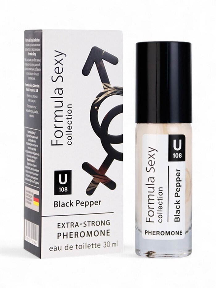 Туалетная вода женская с феромонами Formula Sexy collection Black Pepper U108, 30 мл