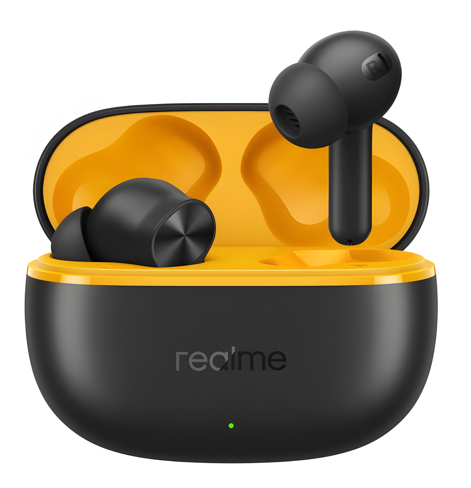 Наушники TWS Realme Buds T200 Lite с шумоподавлением, Ростест, Volt Black