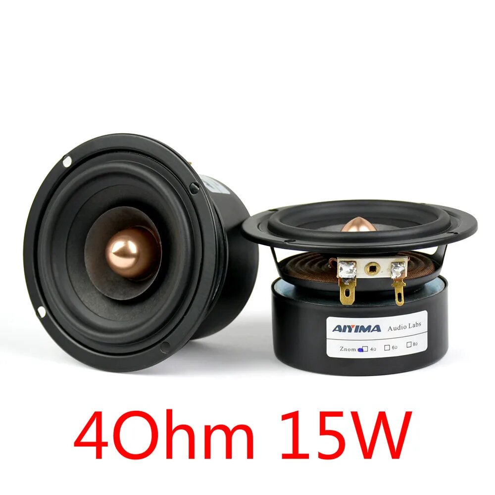 AIYIMA 3-дюймовые динамики 4/8 Ом 15 Вт 4 Ohm Speaker