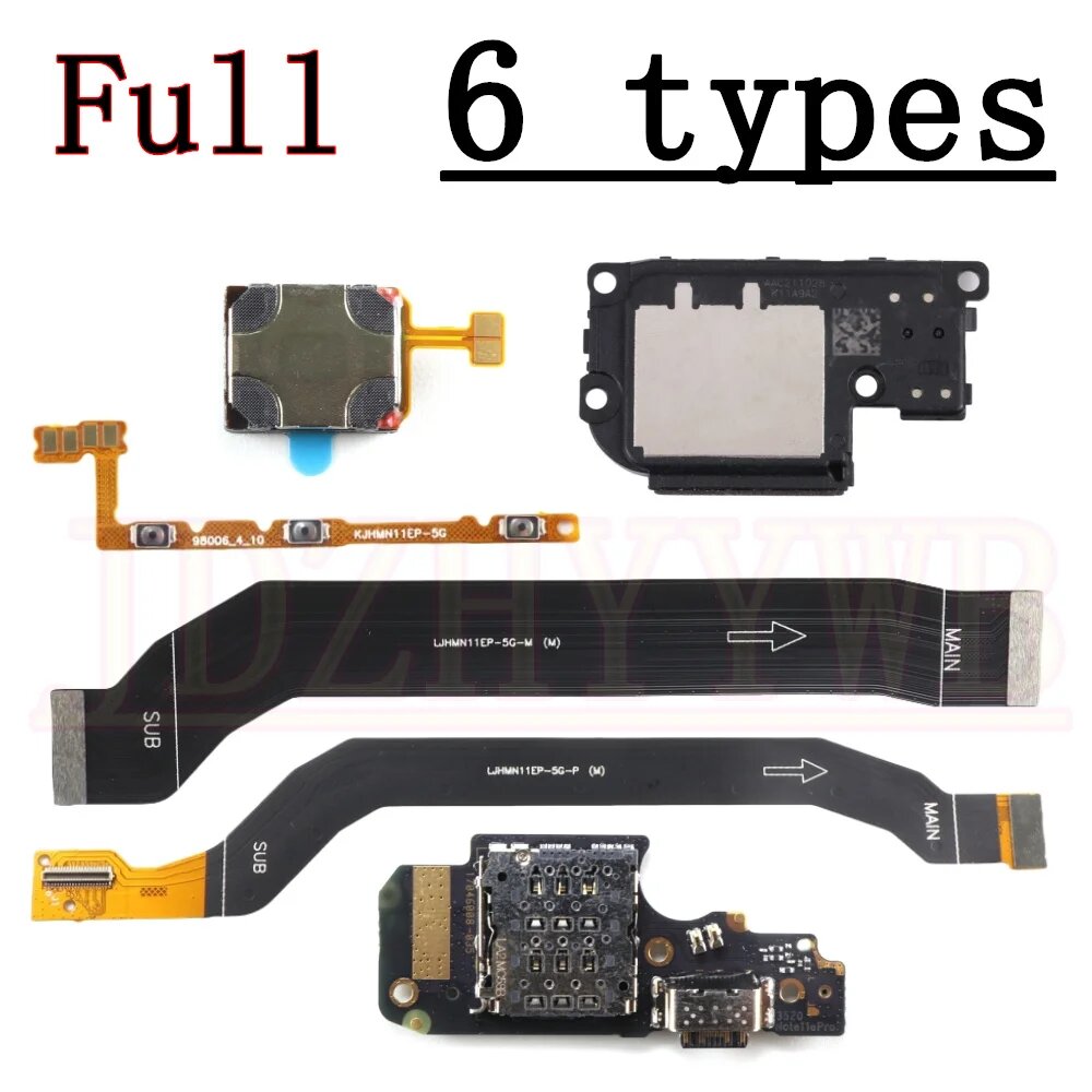 Плата зарядного порта для Redmi Note 12 Pro 12Pro 4G, нижний динамик, громкоговоритель, ЖК-дисплей, материнская плата, гибкий кабель, Full Note 12 Pro 4G