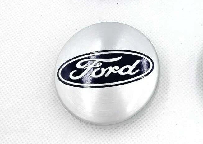 1 шт, 54 мм, автомобильный Стайлинг, центральные колпаки, обод, крышка, значок, эмблема для Ford ST Focus Fiesta Ranger Mondeo Kuga Mustang Transit Silver