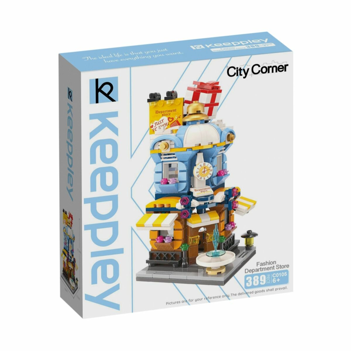 Конструктор Keeppley City Corner Торговый центр 389 деталей C0105q