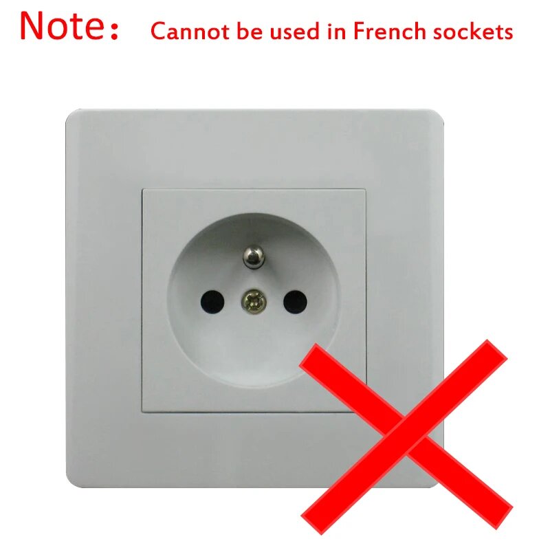 Белый адаптер розеток DelightFire с USB, 1шт