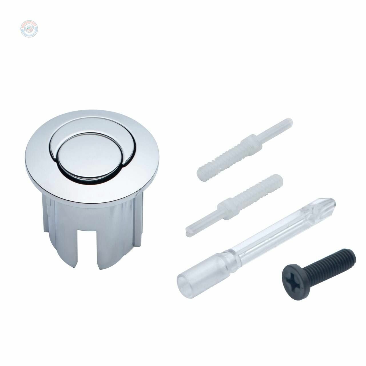 Кнопка слива Roca RS880033 короткая, двухрежимная, универсальная для бачка унитаза, простая установка, надежная и долговечная