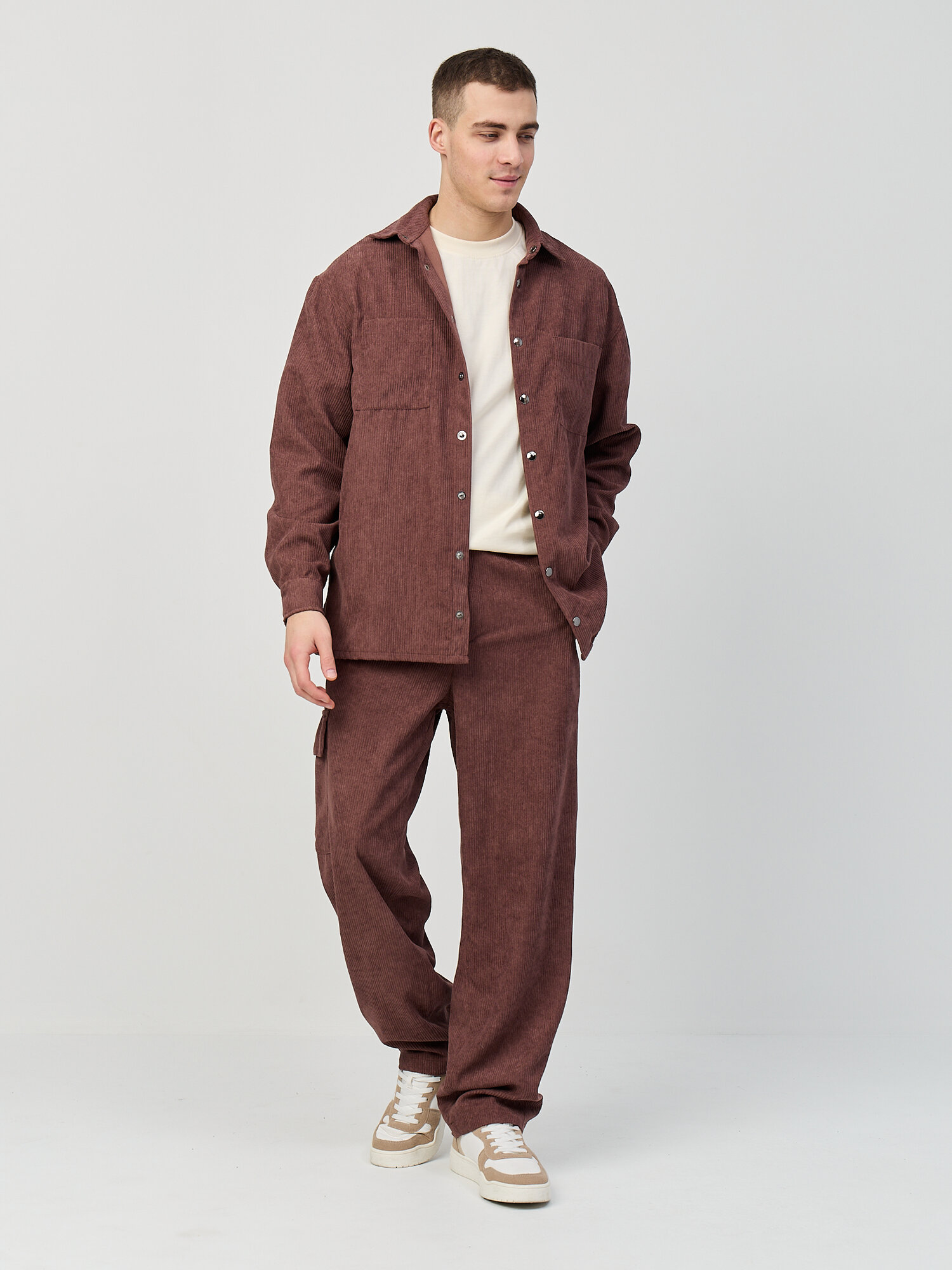 Брюки джоггеры Вельвет