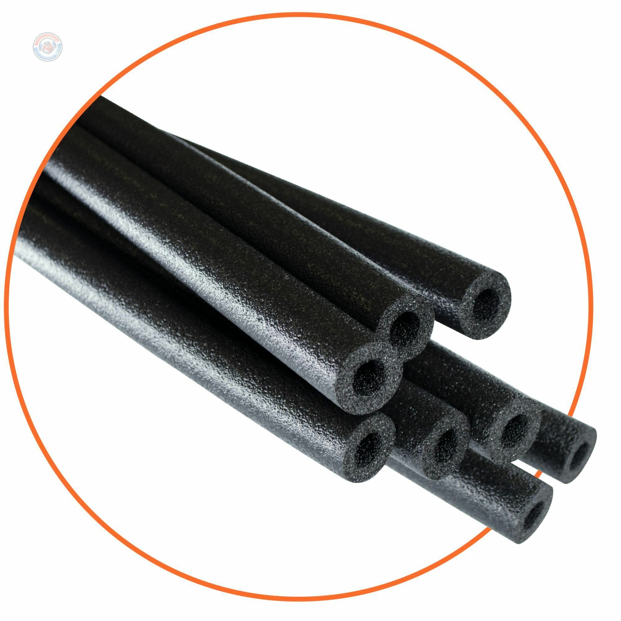 Трубная изоляция тилит Блэк Стар, вспененный полиэтилен для медных труб кондиционера, защита от конденсата и механических повреждений, черная теплоизоляция для холодоснабжения