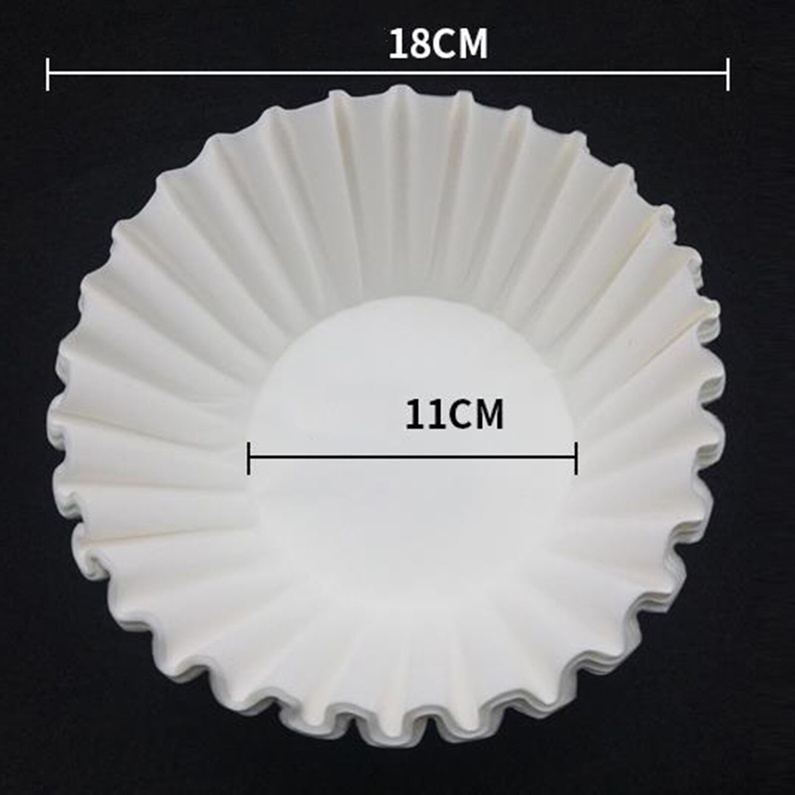 Одноразовый набор фильтров для кофе, корзина, сменный бумажный фильтр для кофе, аксессуар для кофеварки, 50 листов