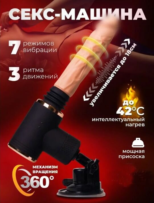 Устройство для мастурбации-фаллоимитатор-пулемет для женщин, который позволяет масштабировать, нагревать и растягивать