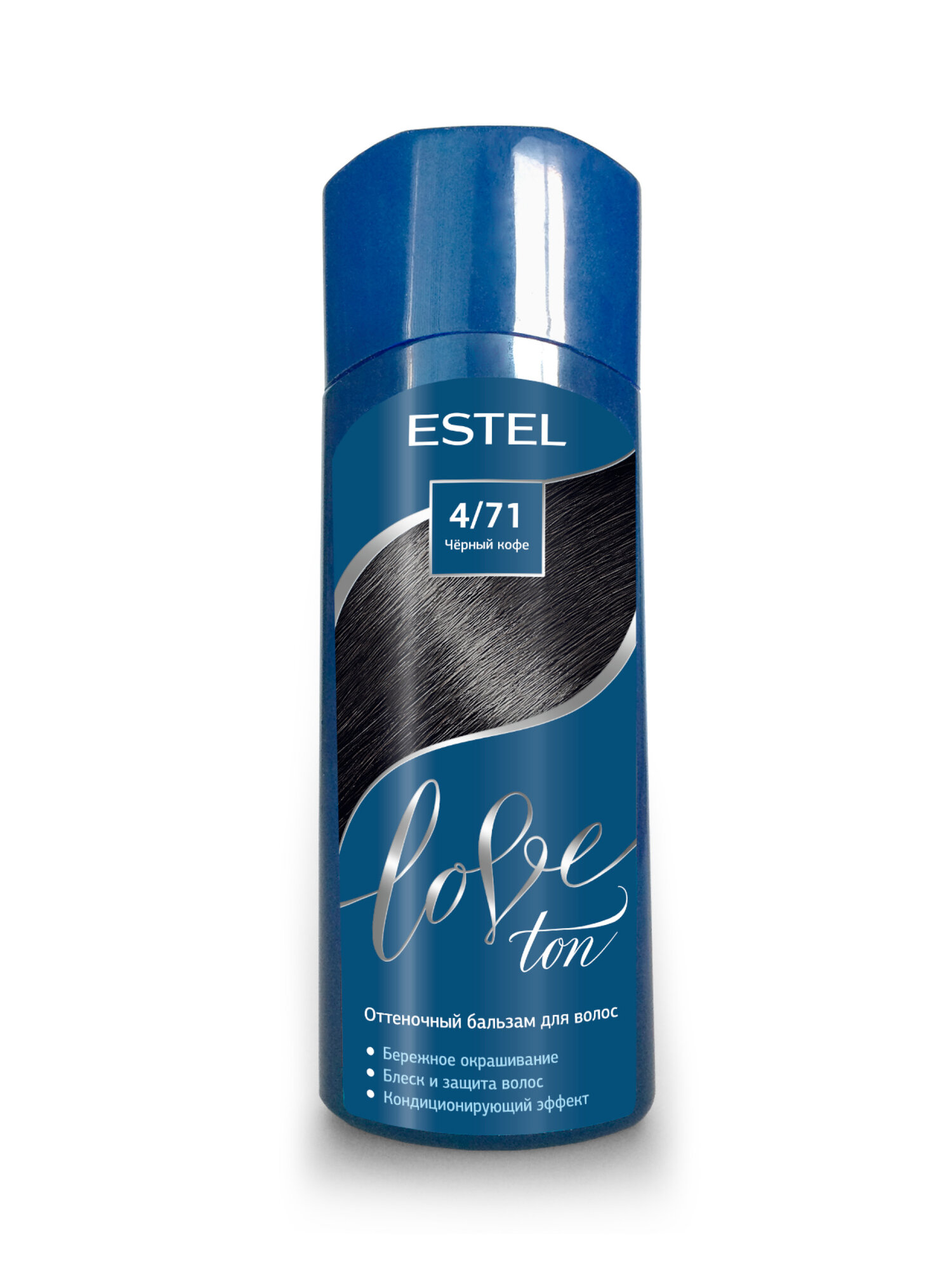 ESTEL Оттеночный бальзам LOVE для тонирования волос, тон 4/71 Черный кофе