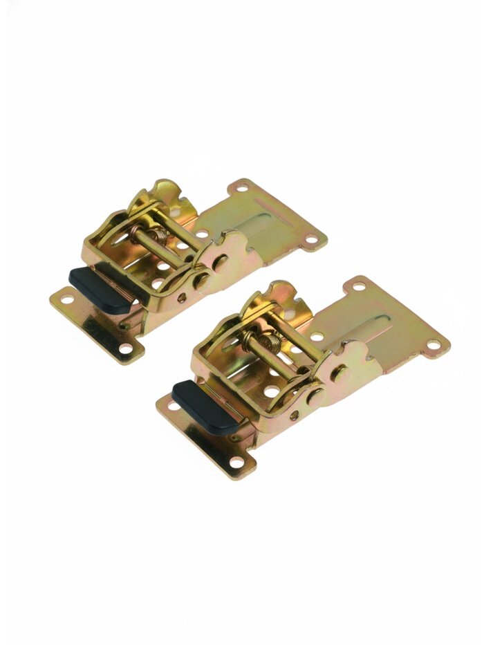 Кронштейн складной тундра ks001, 70×70 мм, желтый цинк, набор 2 шт.