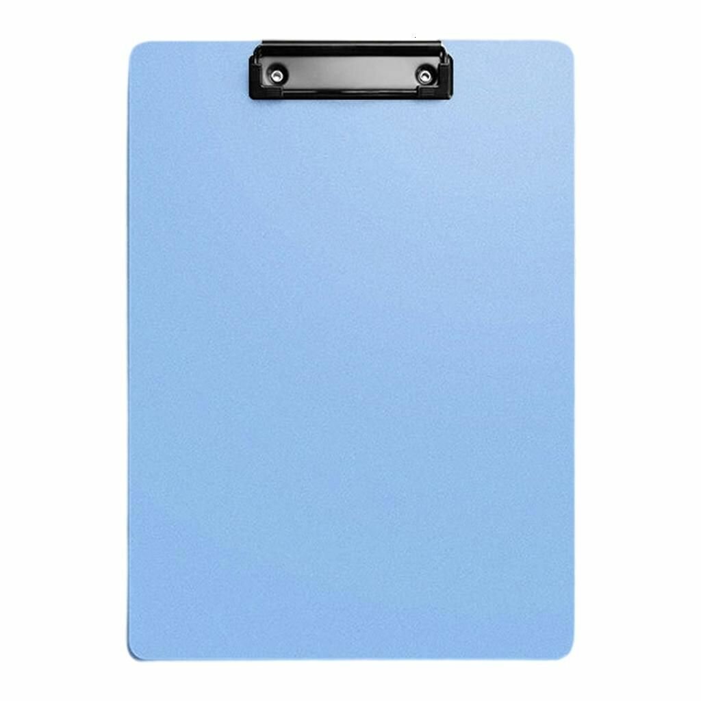 Прочная доска для письма нейтрального цвета A4, тонкая, идеальна для офиса, школы и задач на открытом воздухе, Светло-голубой