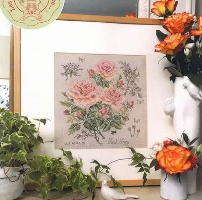 Наборы для вышивки крестом Rose XIANGYUANWU'S SHOP-ZBYXZ бордовый, 28CT Unprinting