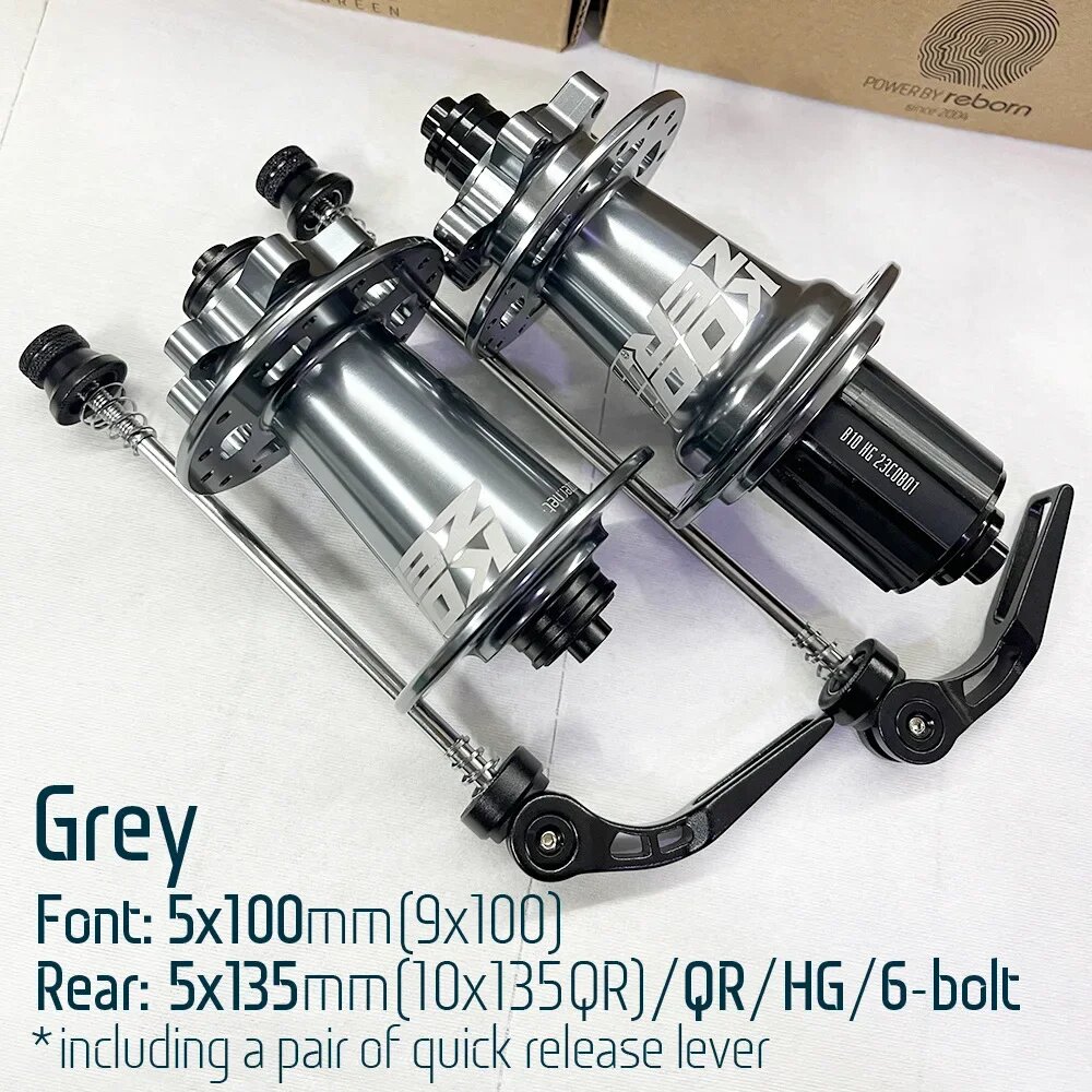 Koozer Xm490 Pro 32-отверстия задняя втулка для велосипеда Серый, Grey HG 32H QR