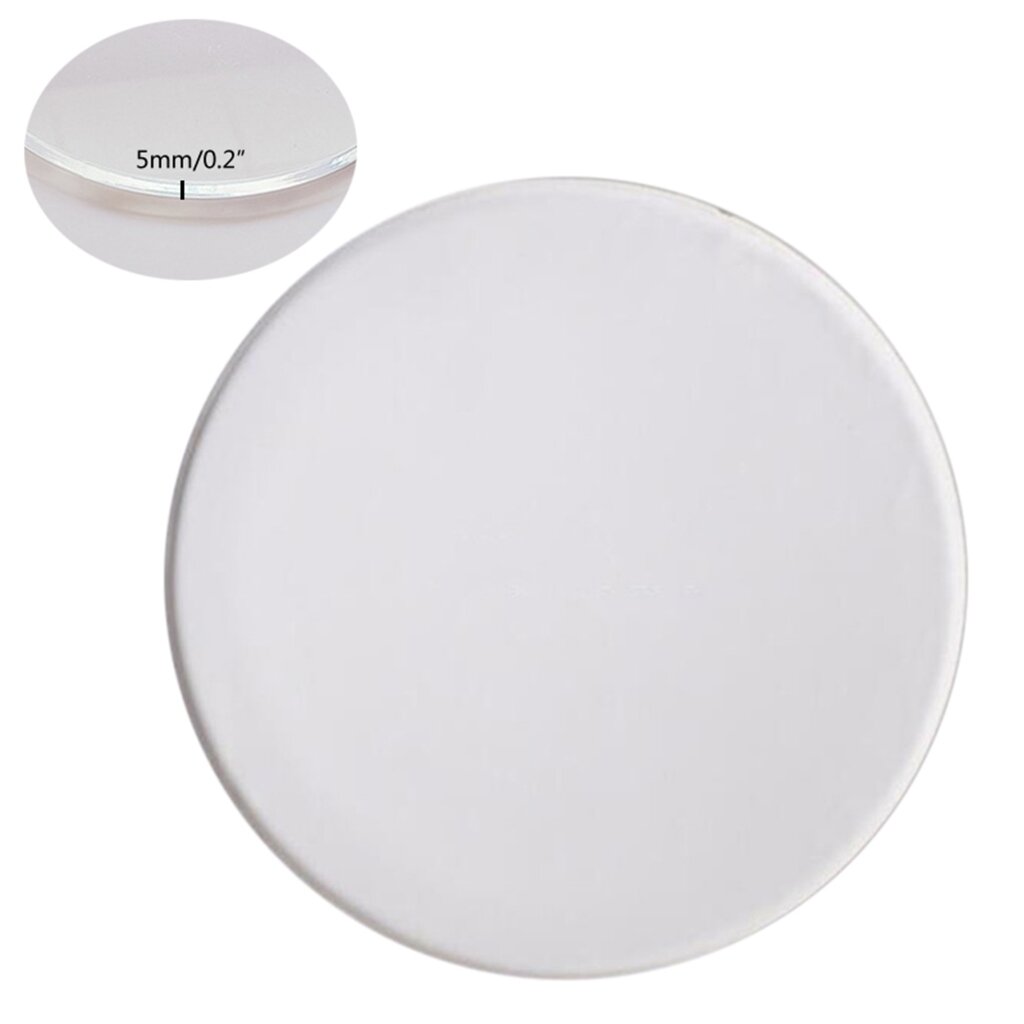 Прозрачный акриловый круглый диск для торта
