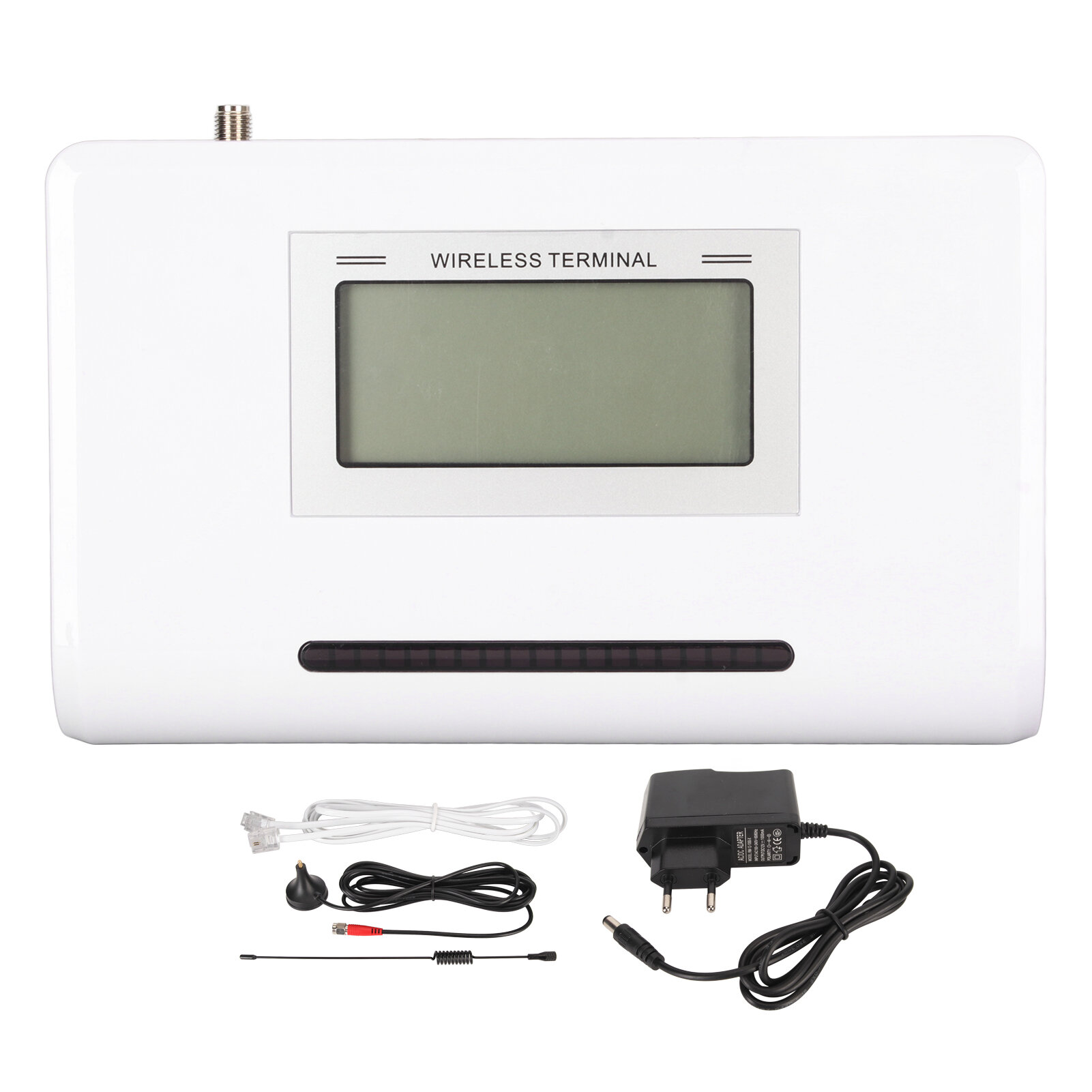 GSM Фиксированный беспроводной терминал с экраном 4G Quad Band Bind Srenge Signs Reception ID идентификатор RJ11 Port GSM Caller 100–240V EU Plugure