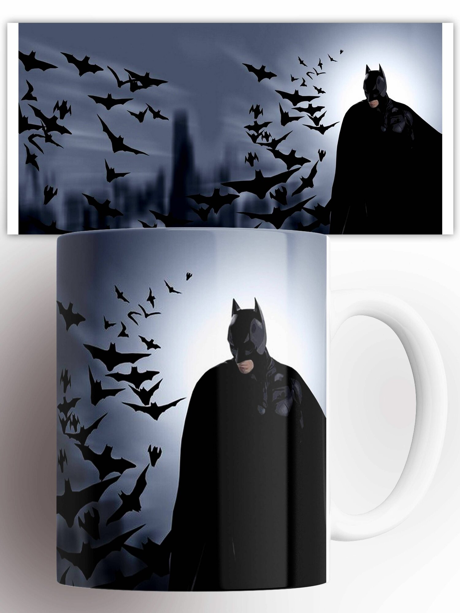 Кружка с принтом DC Бэтмен 330 мл