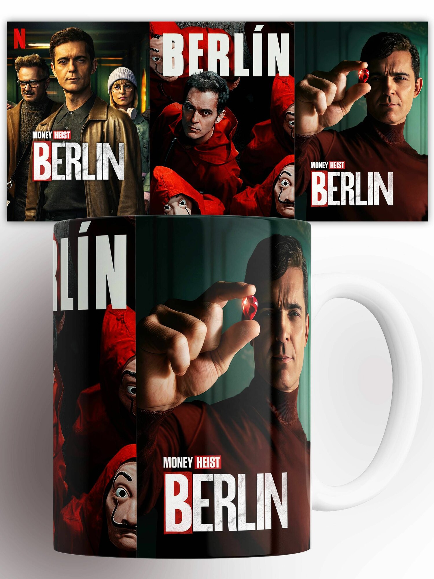 Кружка сериал Берлин La casa de papel: Berln 330 мл