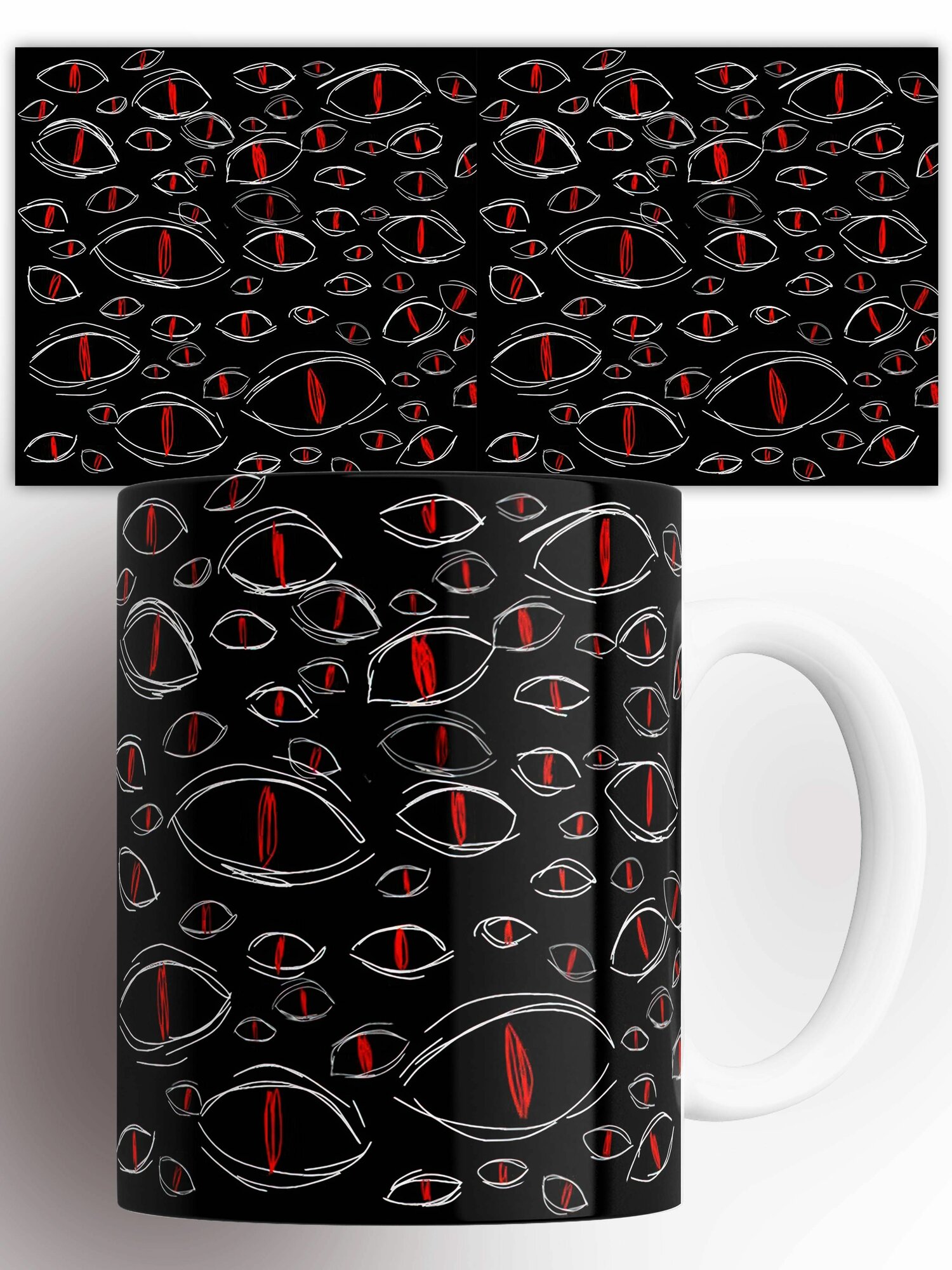 Кружка Глаза сюр 330 мл