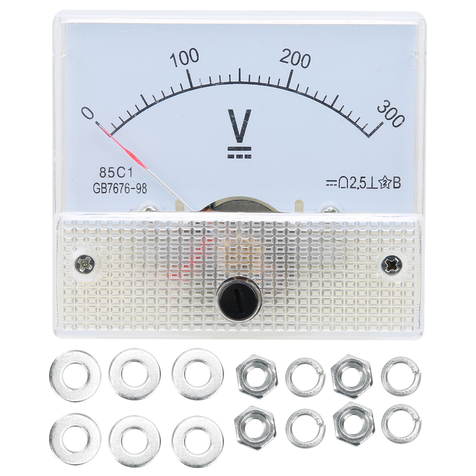DC Pointer Voltmeter High Accuracy Installation Measuring Instrument 85C1 0~300V