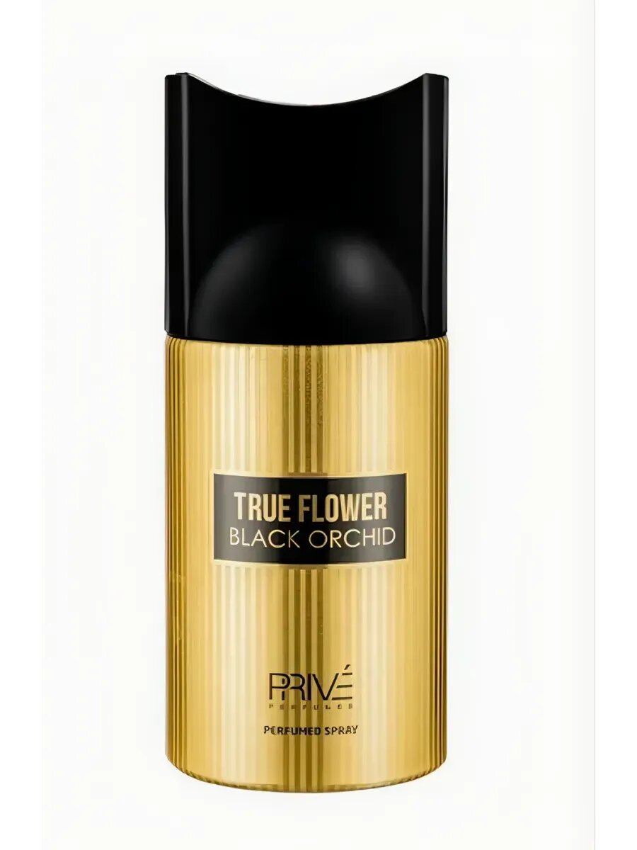 Дезодорант-спрей Prive Perfumes TRUE FLOWER Black Orchid, унисекс, спрей, 250 мл
