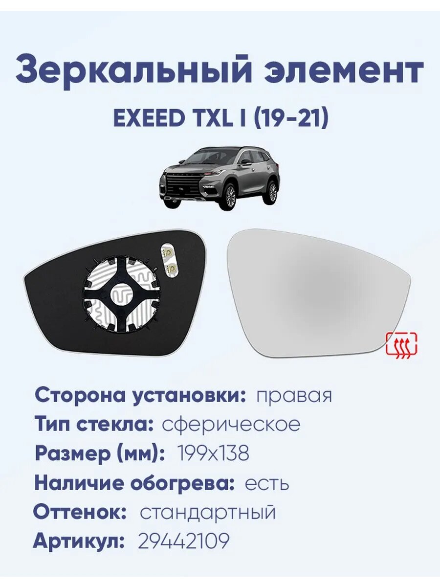 Зеркало EXEED TXL I (19-21) 29442109