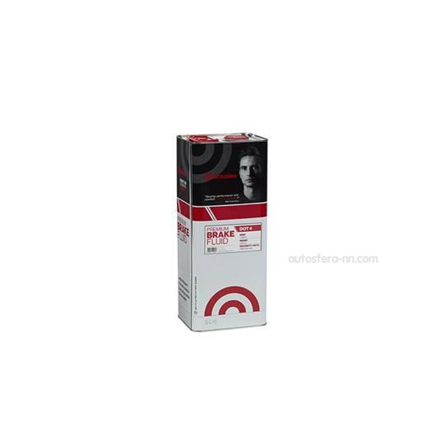 BREMBO L14050 Жидкость тормозная Brembo DOT4 Premium 5л L14050