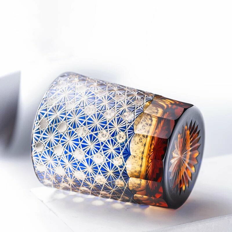 Хрустальный стакан для виски Edo Kiriko CHAMVIN, 1 PCS with woodbox