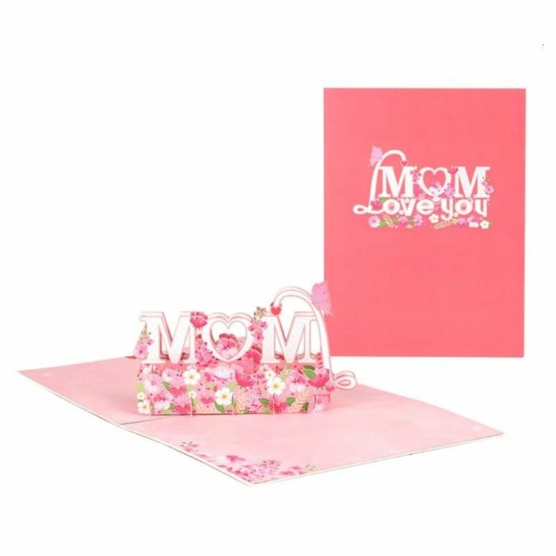 3D Mother Day Love Mom Greeting Card Отпускные подарки