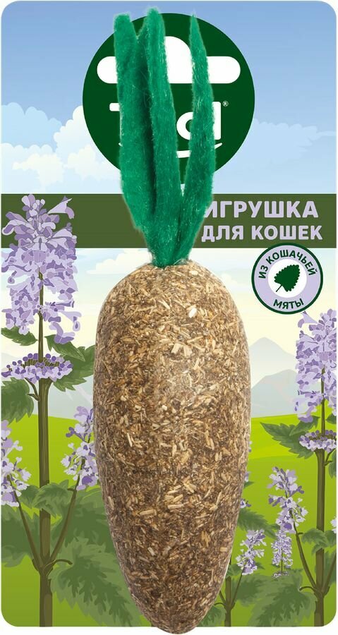 Игрушка для кошек TRIOL из прессованной кошачьей мяты (Китай) 1шт x 5 упаковок