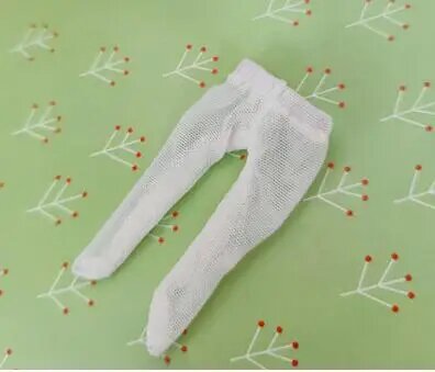 Кружевные чулки для куклы ob11 Белый, white