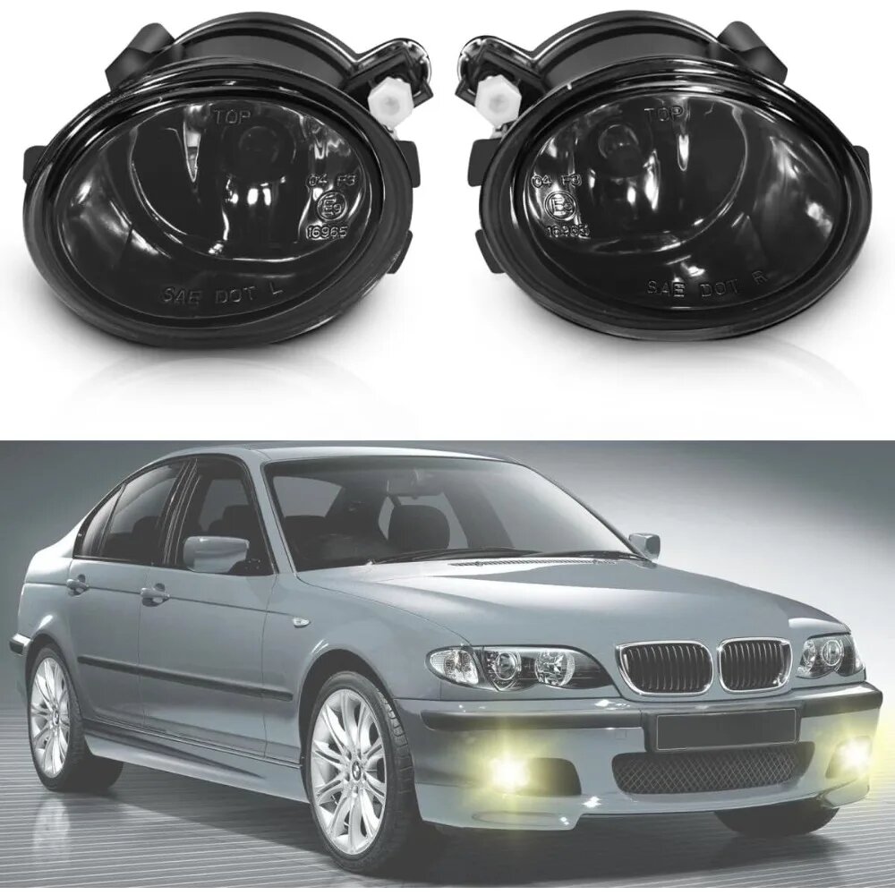 Для Bmw E39 E46 M3 M5 фары переднего бампера 2001-2005 передние фары противотуманные фары левый и правый 63177894017 63177894018 Left and right