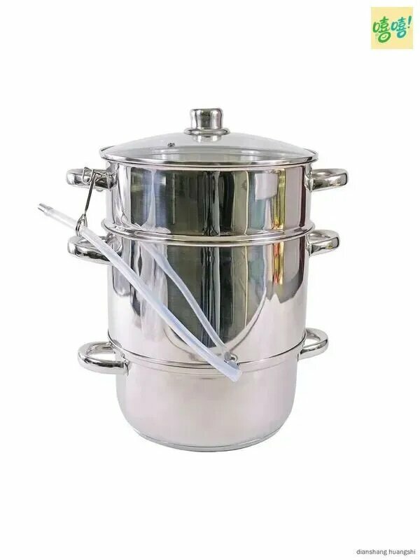 KNOW EASY-Соковарка "GS2022614", Нержавеющая сталь, 3 яруса, 5 л