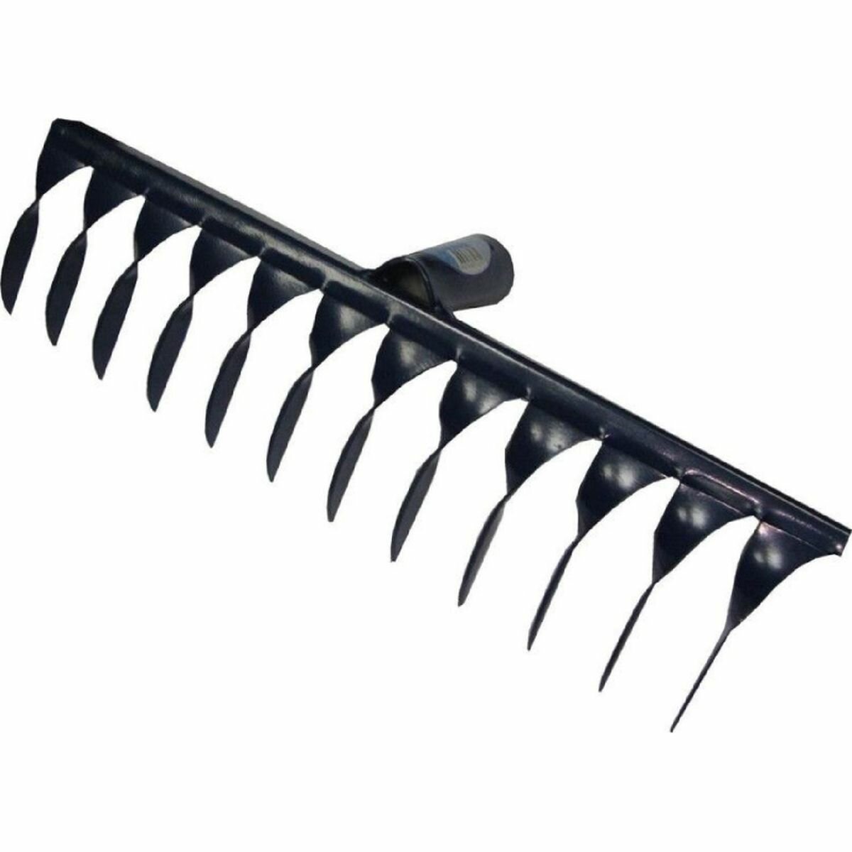 Грабли прямые с витыми зубьями РусТрейд сталь, 34см, без черенка