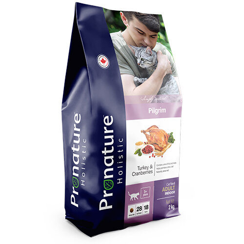 Сухой корм Пронатюр Холистик для кошек всех пород Индейка клюква 2 кг