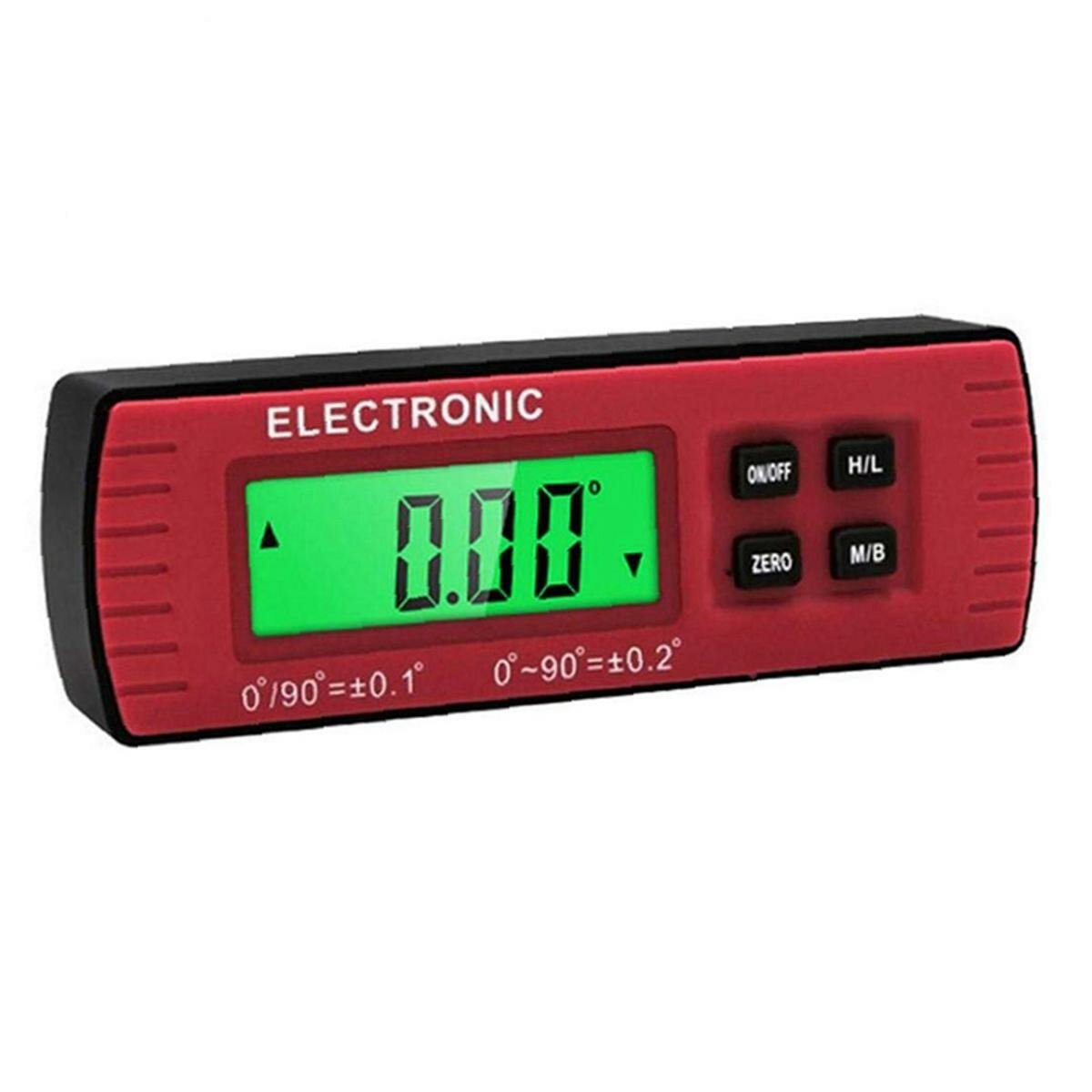 Цифровой инклинометр IP54 Электронный уровень Транспортир Угломер Измерительный инструмент Ручной инструмент