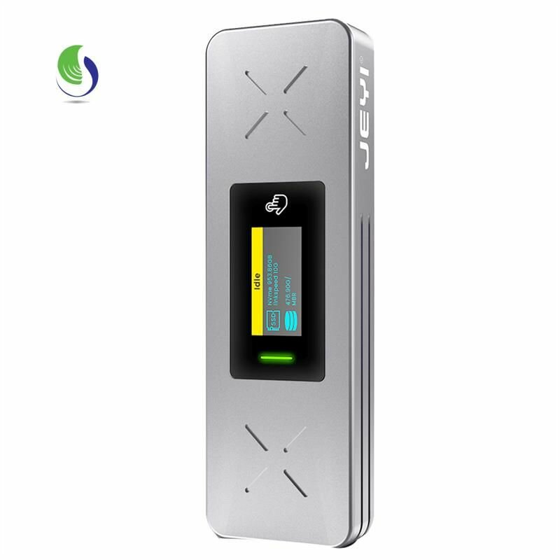 (JJEEFFO)) I9X Smart M.2 NVMe / SSD SSD, USB 3.2 Gen 2 10 Гбит/с, внешний адаптер M2, чехол с поддержкой M-Key B+M Key UASP Trim