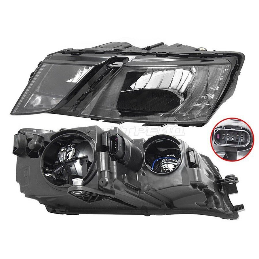 Фара Skoda Octavia 16-20 (Слева) от официального дистрибьютора, SAT, артикул ST6651127LMLDEM