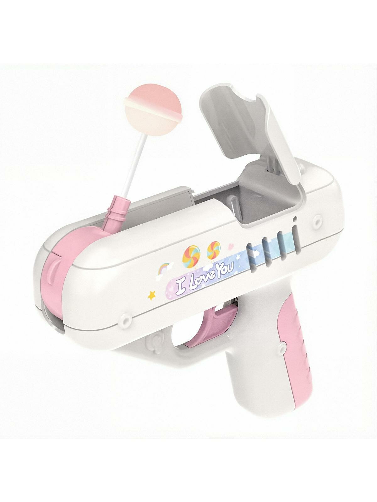 Игрушечные пистолеты для раздачи конфет понарошку со световым эффектом для подарка маленькой девочке