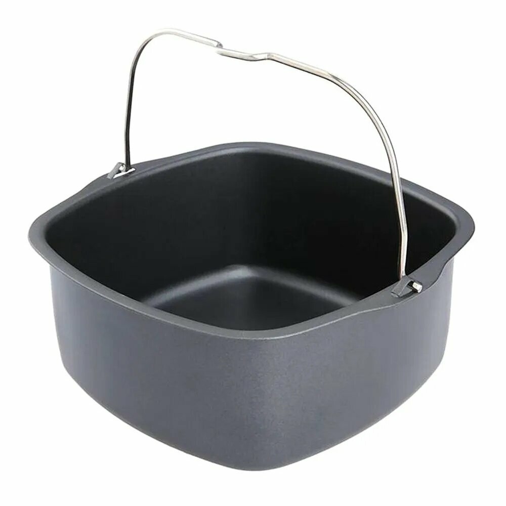 Аксессуары для фритюрницы Внутренняя кастрюля для фритюрницы Квадратная для домашнего использования