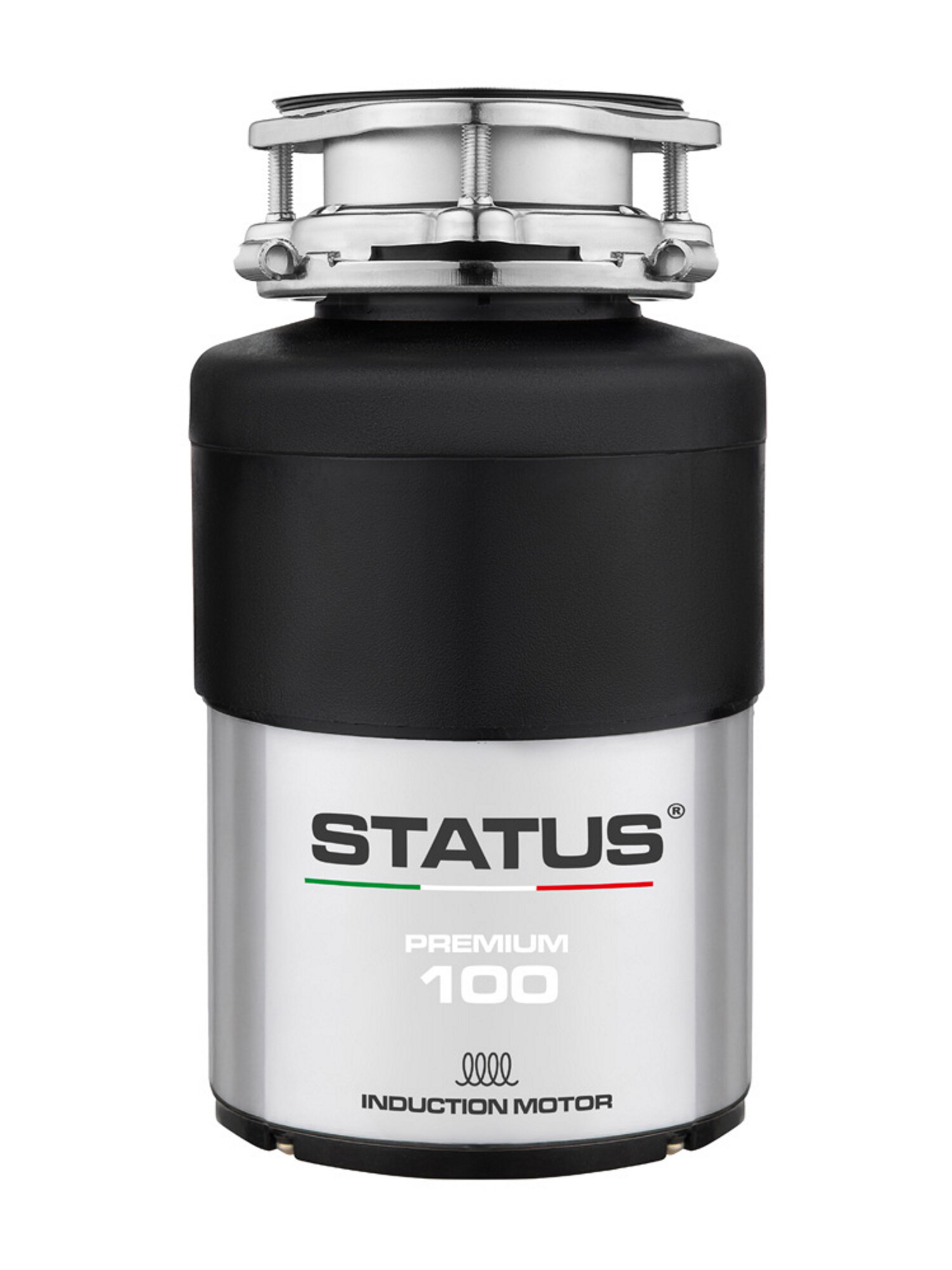 Измельчитель пищевых отходов Status Premium 100, индукционный, для моек, 390Вт