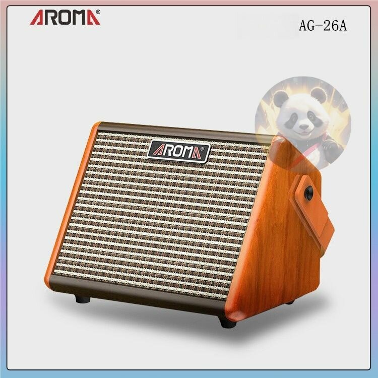 Портативный комбоусилитель гитарный/микрофонный, На аккумуляторе, Bluetooth, 25Вт,