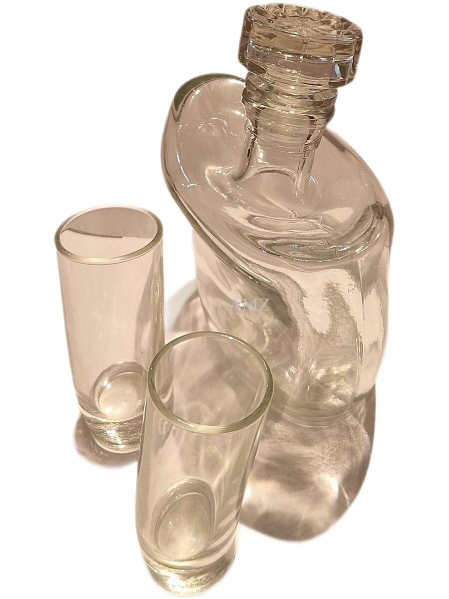 Набор для напитков Штоф 0.5л+2 рюмки дизайнерский