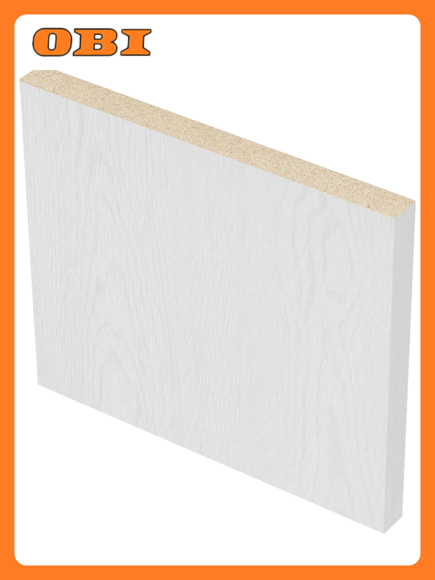 Доборная планка ELDORF ДПГ, МДФ, финиш-пленка, серебристая, 2070х120х8 мм