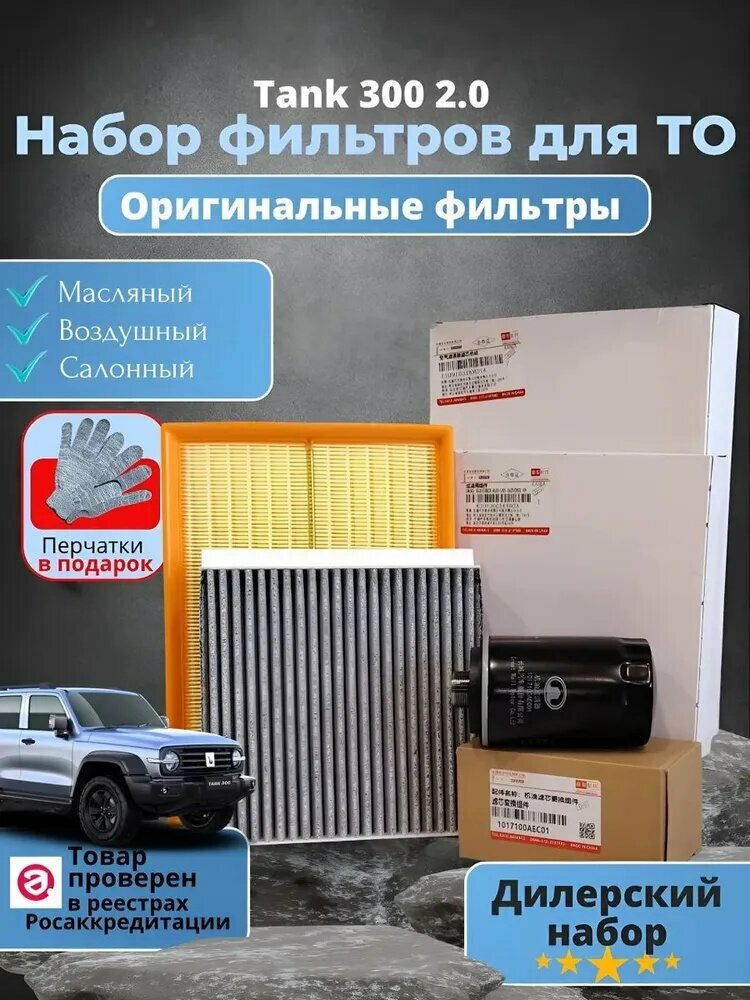Комплект фильтров для ТО Tank 300 2.0